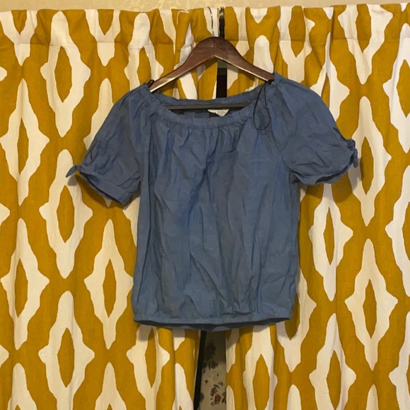 H&M | Shirts & Tops | Nwt Cornflower Blue Girls Blouse 2 For | Poshmark